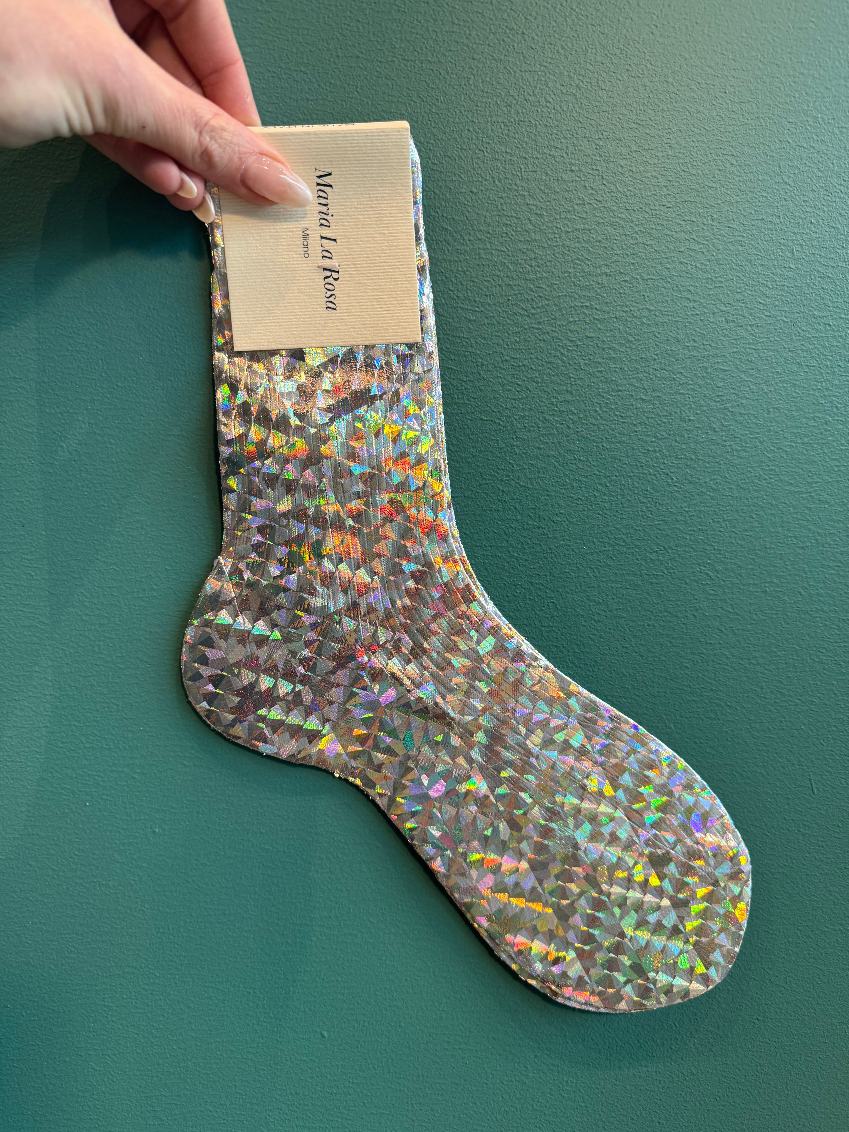 Maria La Rosa One Ribbed Laminated Socks – Shop Sunday School